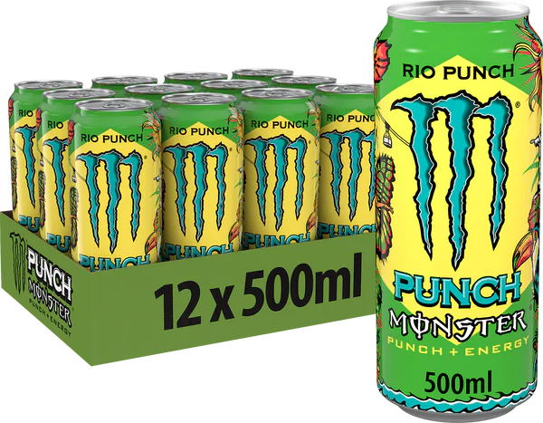 Monster Energy Rio Punch (12 x 500ml) – Energieblikjes Groothandel