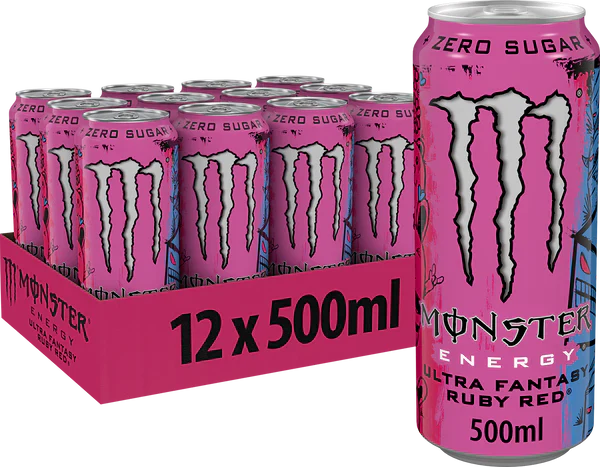 Monster Energy Ultra Fantasy Ruby Red (12 x 500ml) – Energieblikjes ...
